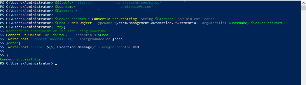 Error Validating Credentials Due To Invalid Username Or Password Using Powershell Microsoft Qanda