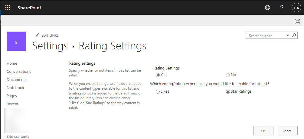 Forms star rating and SharePoints lists - Microsoft Q&A