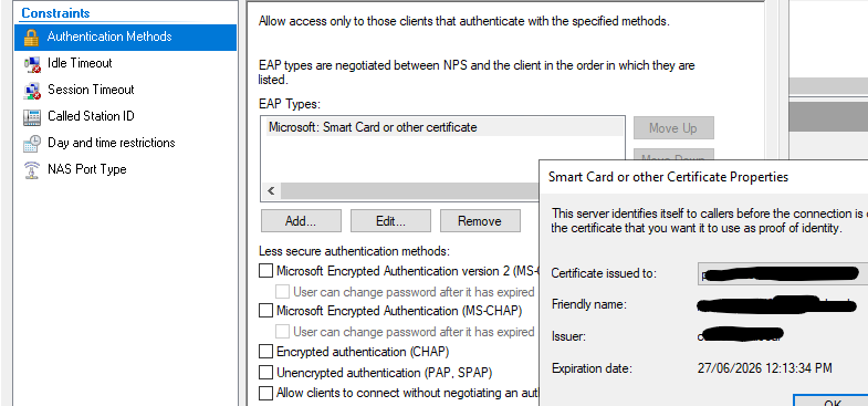 Intune Cloud PKI SCEP Cert and Microsoft NPS - Microsoft Q&A