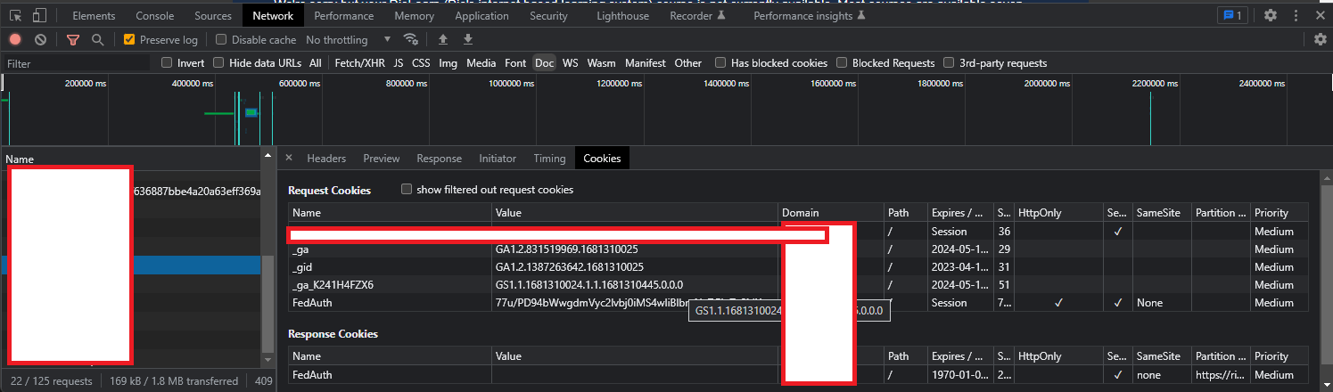 Why does SharePoint 2016 on-prem FEDAUTH cookie expired after login ...