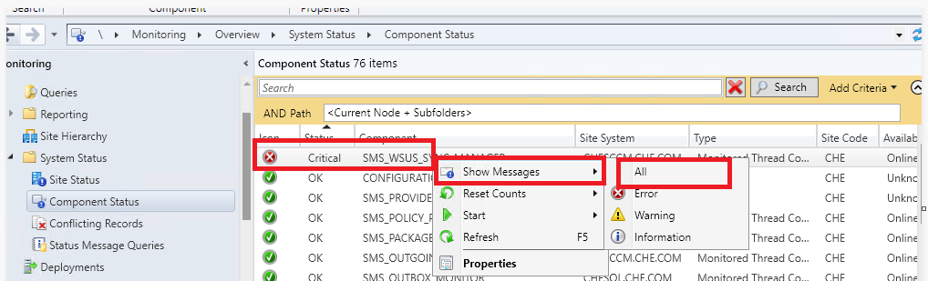 Sccm Health Status Microsoft Qanda 