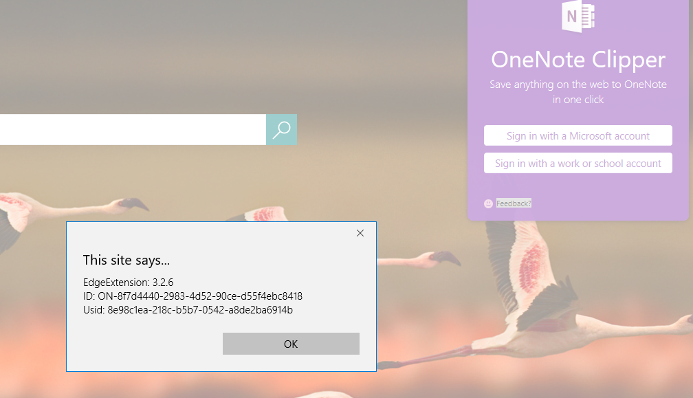 OneNote Clipper Edge Extension - cannot Sign in with a Microsoft ...
