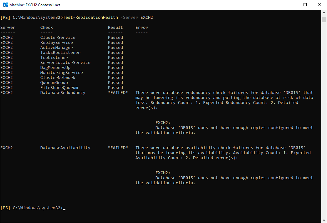 Exchange Server 2019: Seeding fails - Microsoft Q&A