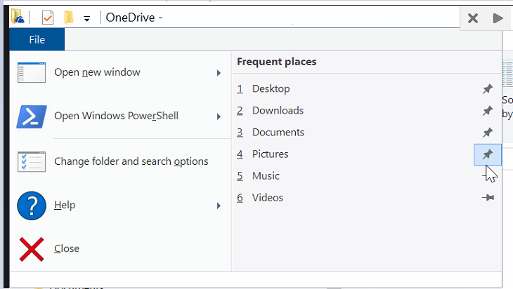 How to close the OneDrive folder - Microsoft Q&A