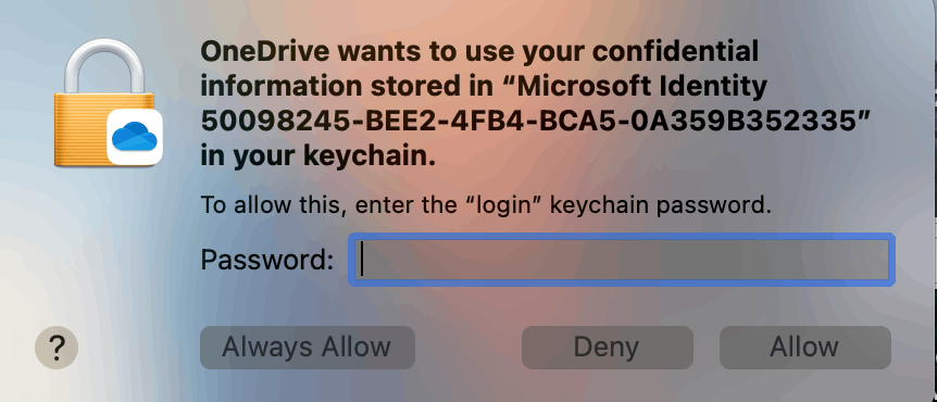 The OneDrive icon on my Mac no longer appears in the Menu Bar ...