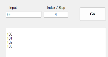 convert letters increase by step - Microsoft Q&A