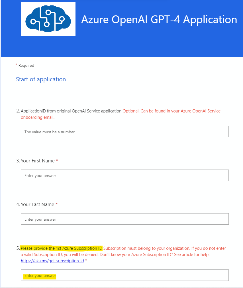 How to request to enable GPT-4 Models for multiple subscriptions ? - Microsoft Q&A