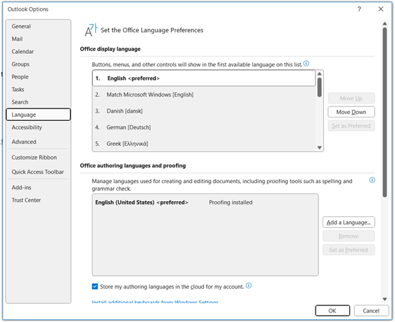 OneDrive - Unable to Change Language - Microsoft Q&A