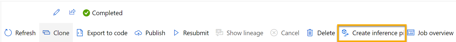 Unable to locate 'Create Inference Pipeline' button in Microsoft Learn AI-900 exercise ...