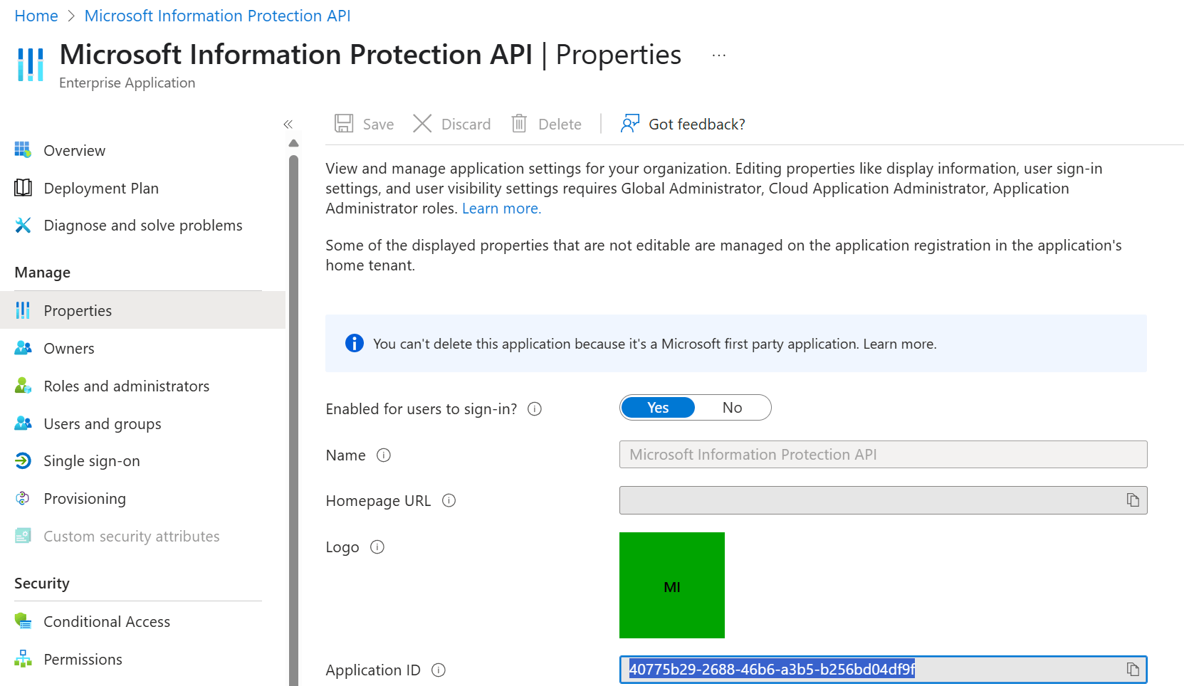 Access denied for the resource. - Microsoft Q&A