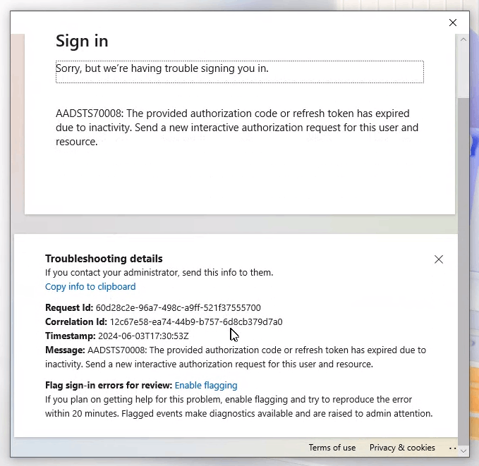 Teams Sign In Issue - Microsoft Q&A