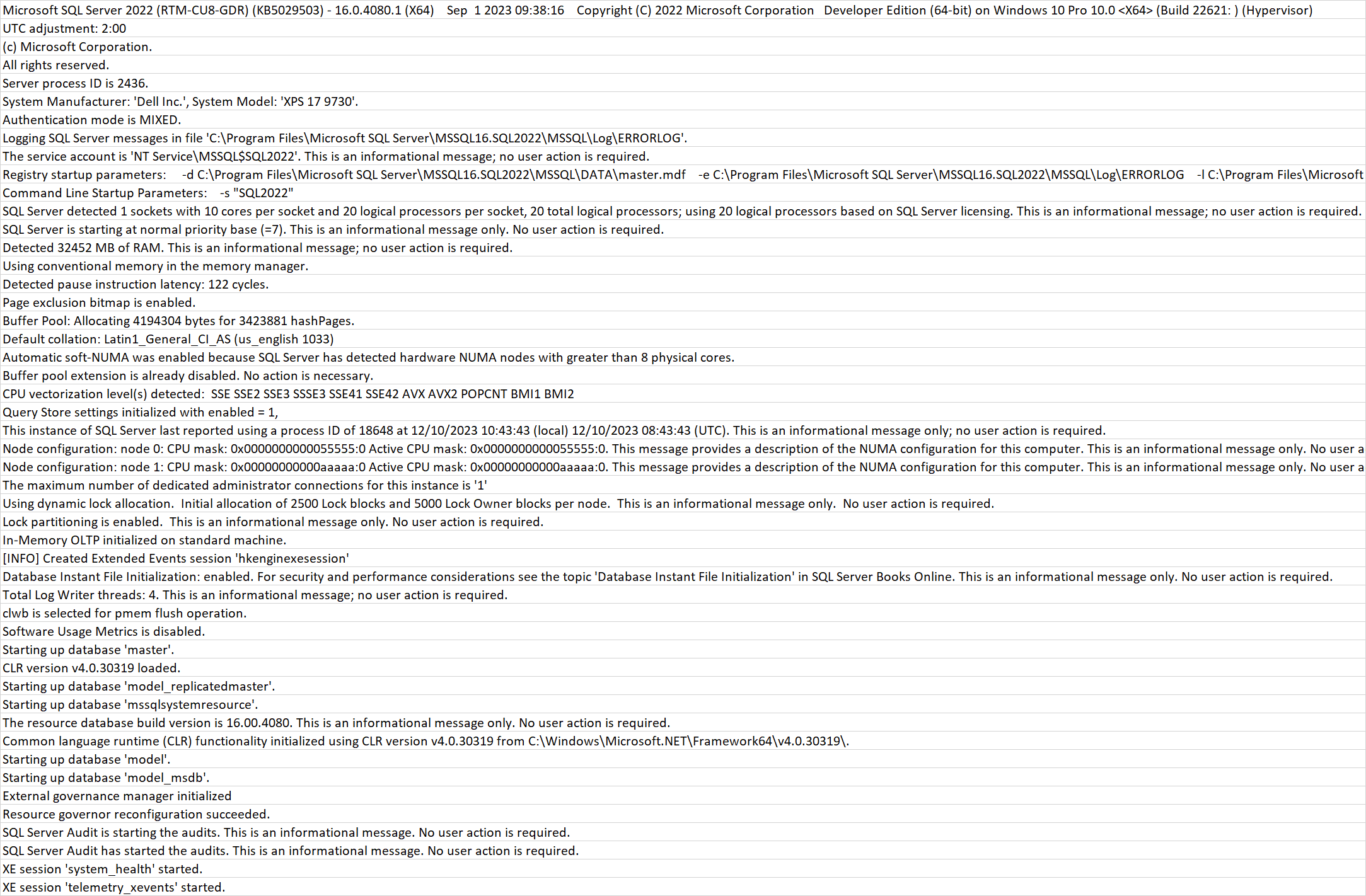 SQL 2022 not using all cores - Microsoft Q&A SQL 2022 not using all cores - Microsoft Q&A