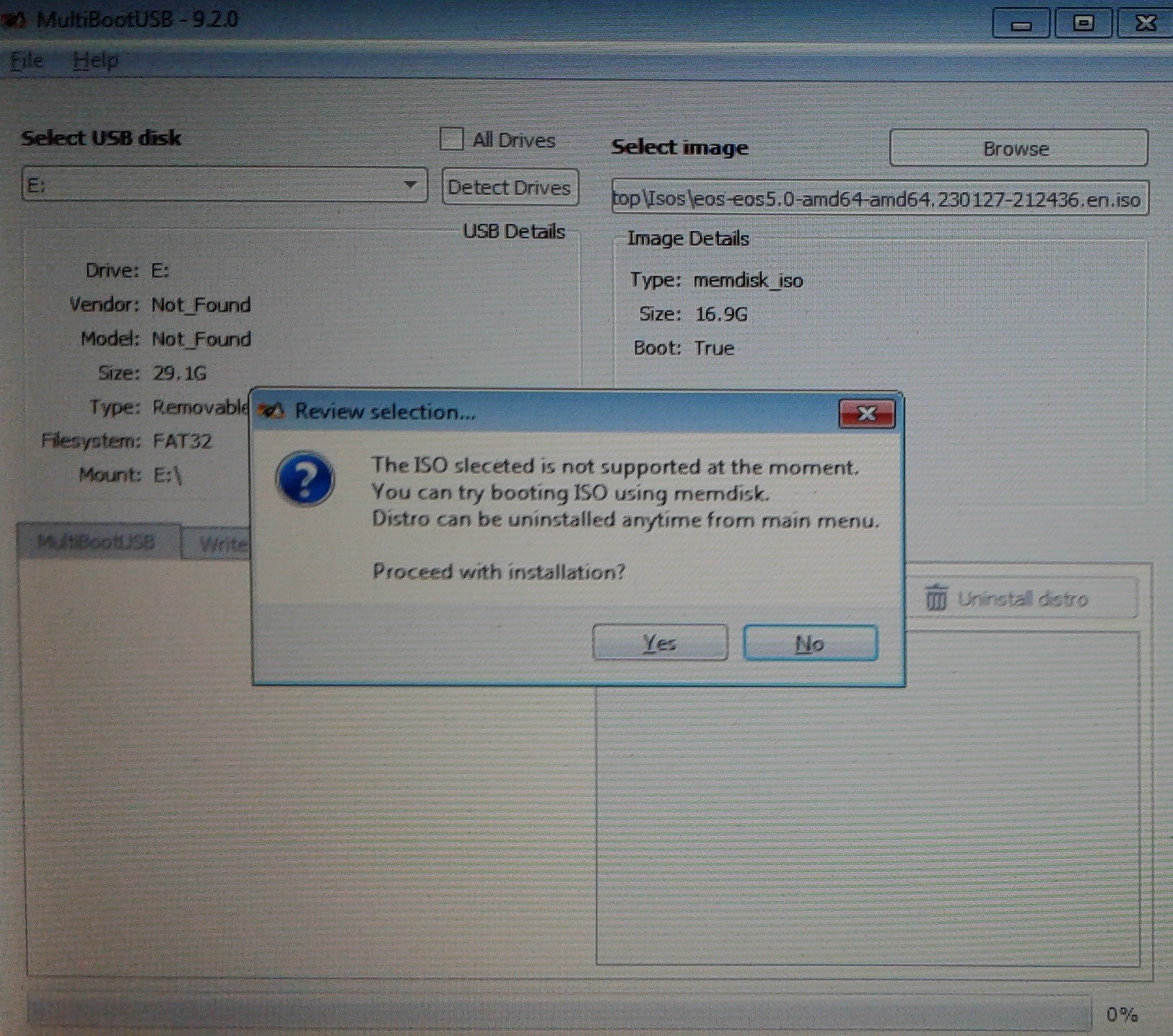 What does mean "ISO is not supported"? - Microsoft Q&A