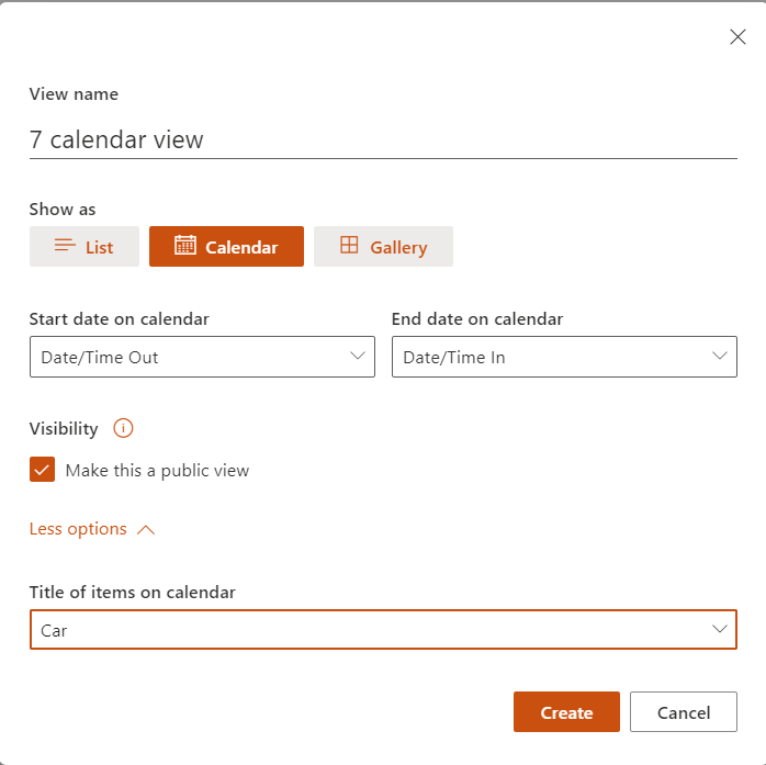 Lists calendar view - items not displaying - Microsoft Q&A
