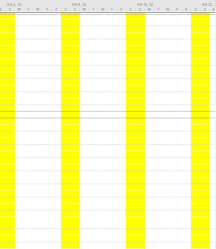 'Curtain Shading' Timescale View - Microsoft Q&A