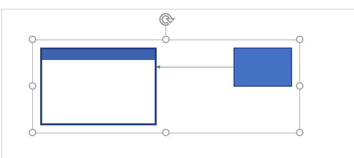 How to align shapes such that connecting lines are1) straight AND 2 ...