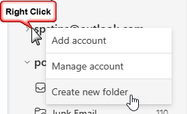 How to show sub folders in outlook? - Microsoft Q&A