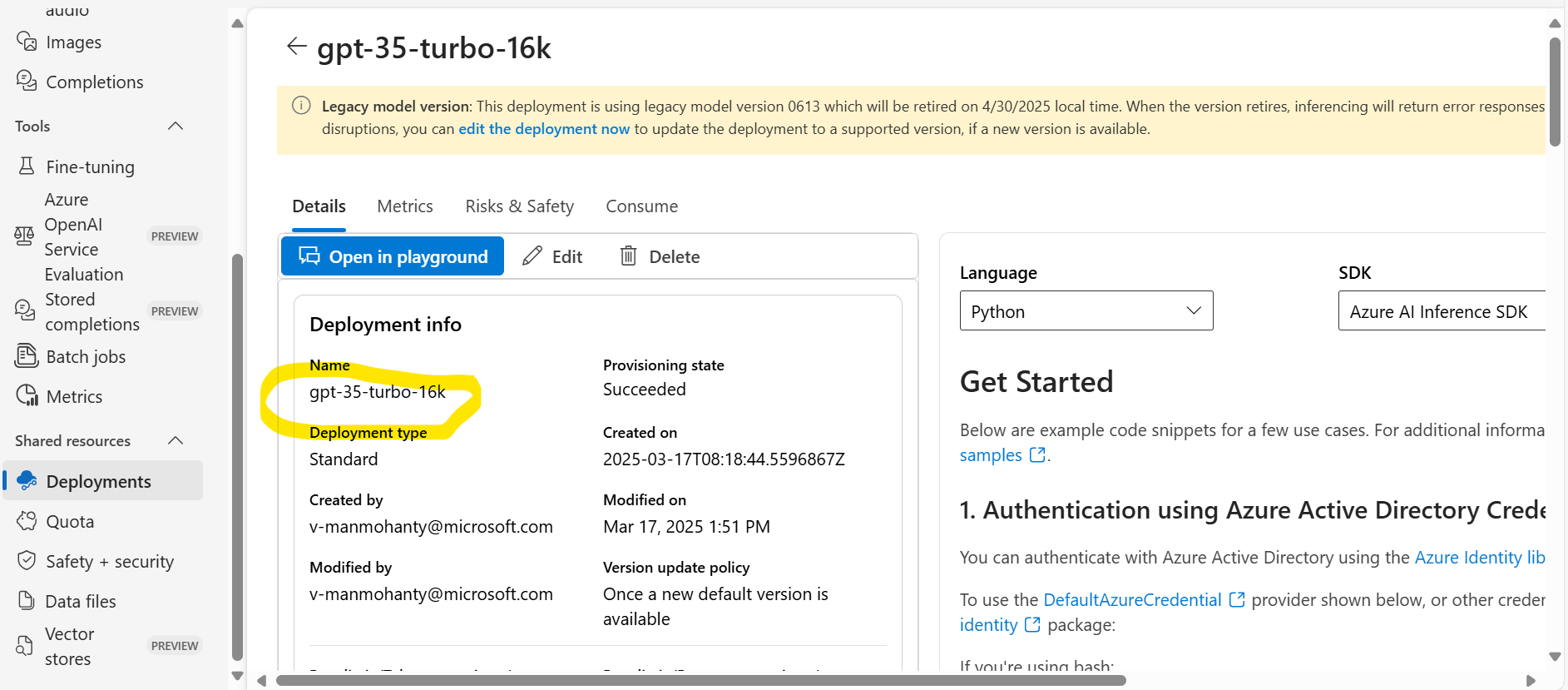 I can't call this azure openai api, i tried multiple things, tried debugging - Microsoft Q&A