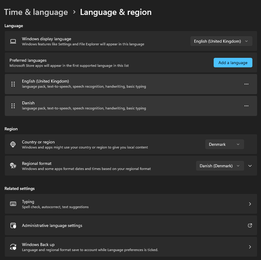 Language packs suddenly confused in Windows 11 - Microsoft Q&A