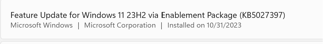 Windows 11 23H2 Build 22631.2506 released to the public. - Microsoft Q&A