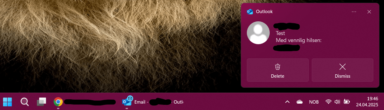 Email notifications don't pop up on my desktop pc - Microsoft Q&A