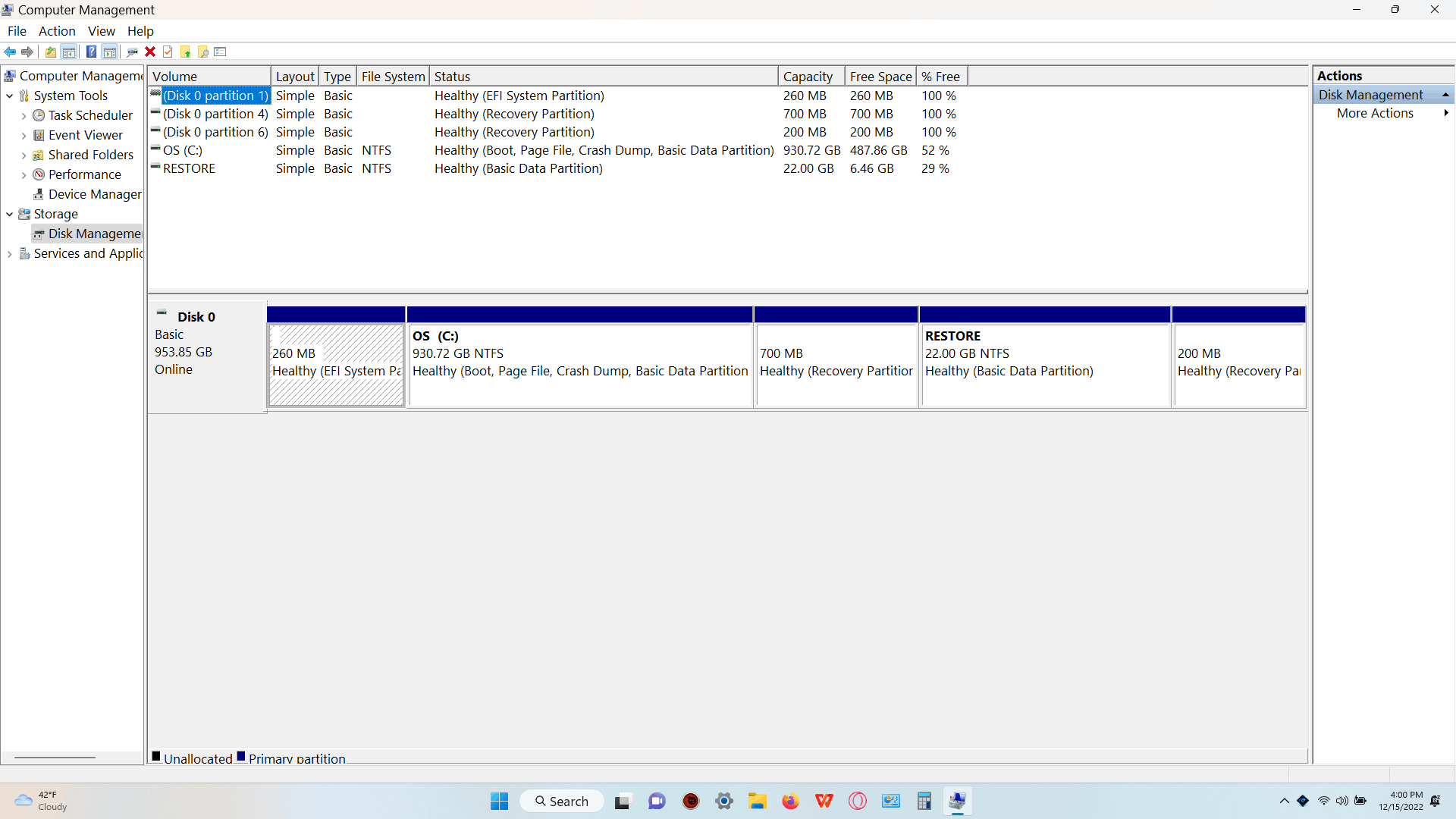 Asus unallocated disk space - Microsoft Q&A