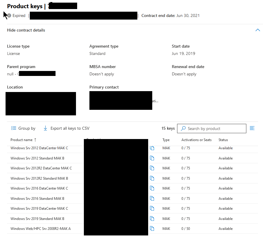 Can I activate Windows Server MAK key if the license show expired ...