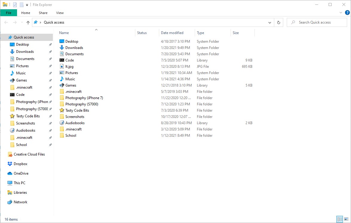 Quick Access not displaying properly - Microsoft Q&A