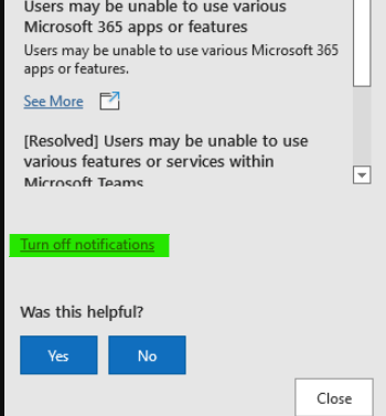 Admin Notifications - Microsoft Q&A