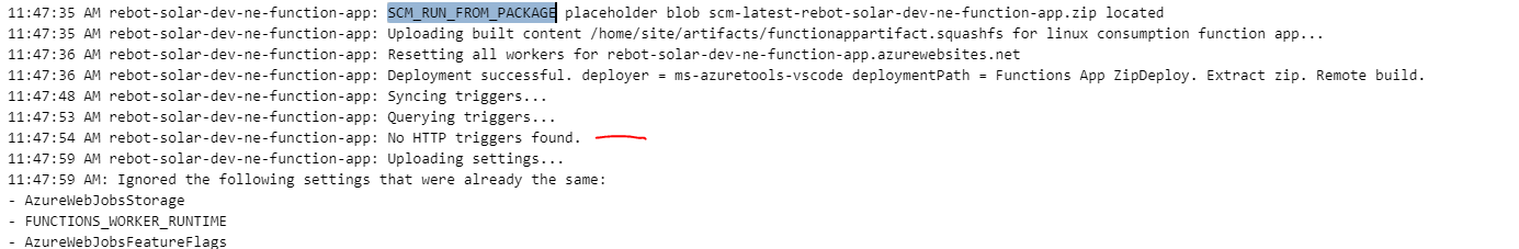Azure Function deployed successfully but triggers not found - Microsoft Q&A