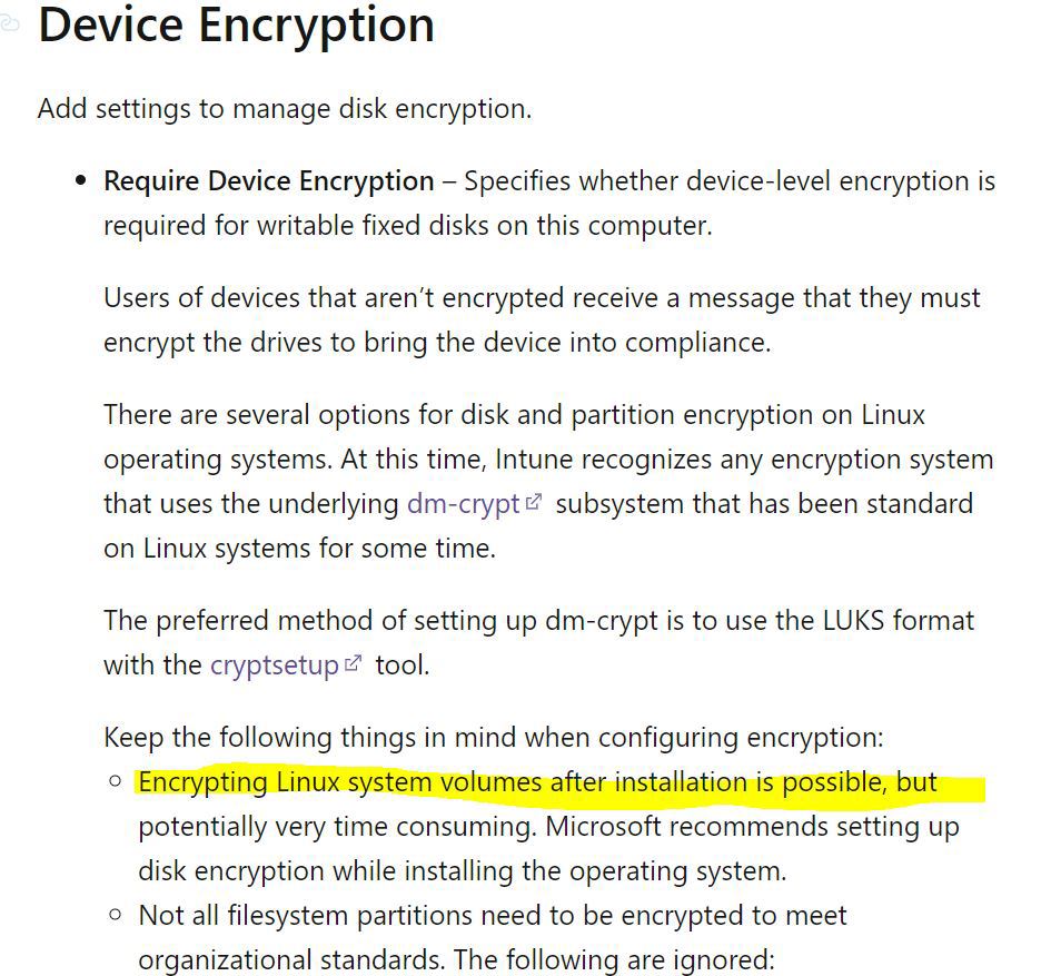 linux-encryption-compliance-policy-microsoft-q-a
