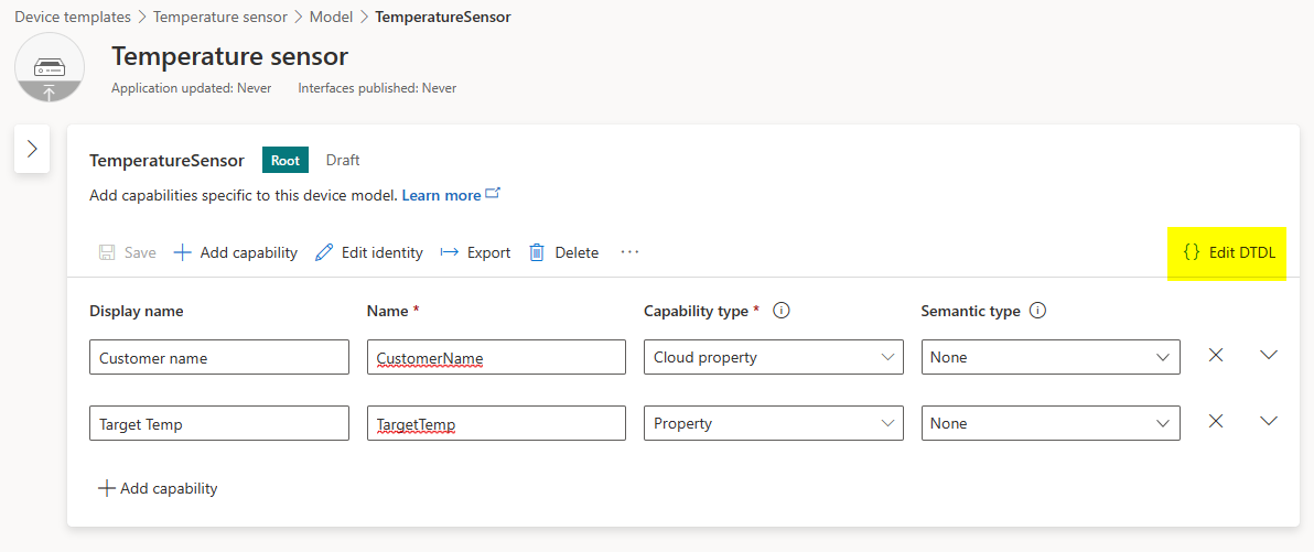 How to define an actuator model for a device and using in Azure Iot ...