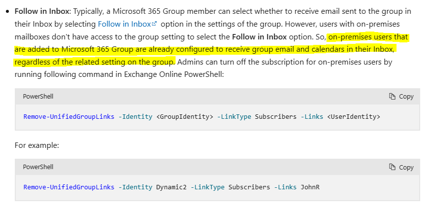 Maildelivery to Groupmembers of MS365-Groups in a Hybrid environnement not working as expected ...