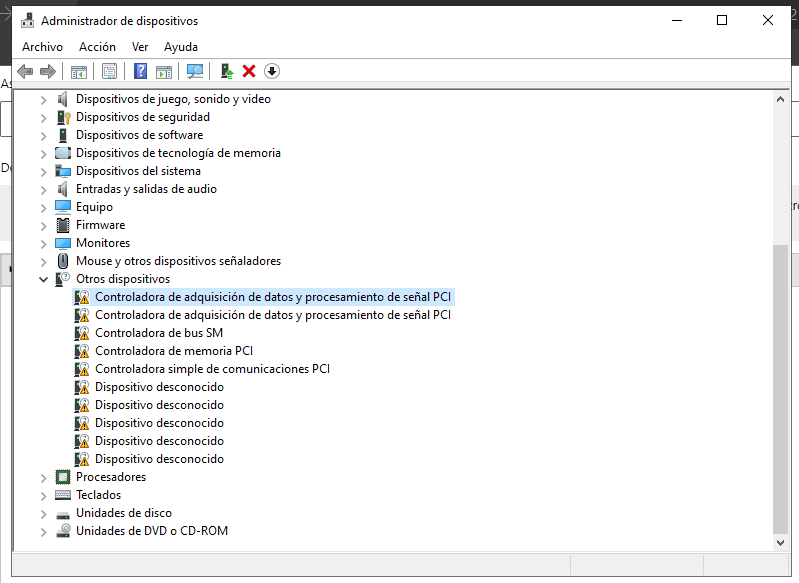 Controladora de adquisición de datos y procesamiento de señal pci ...