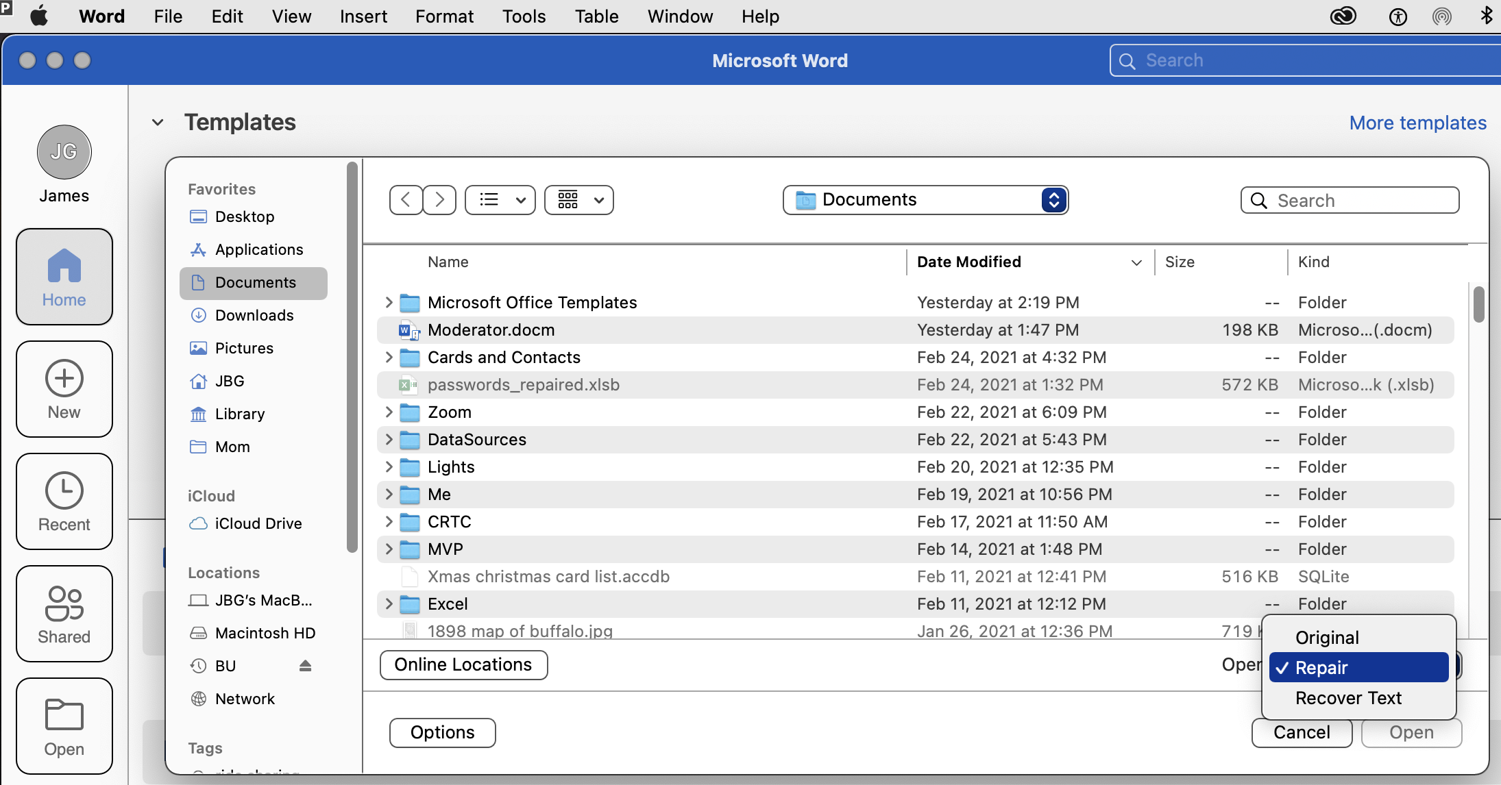 Word File Corruption - Microsoft Q&A
