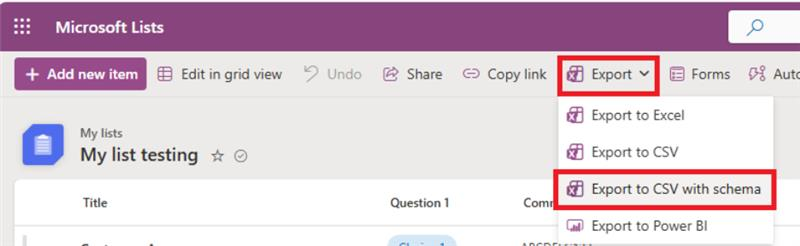 How can I move a list created in "my Lists" to a team site? - Microsoft Q&A
