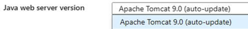 Switching Tomcat versions on Azure App Service. - Microsoft Q&A