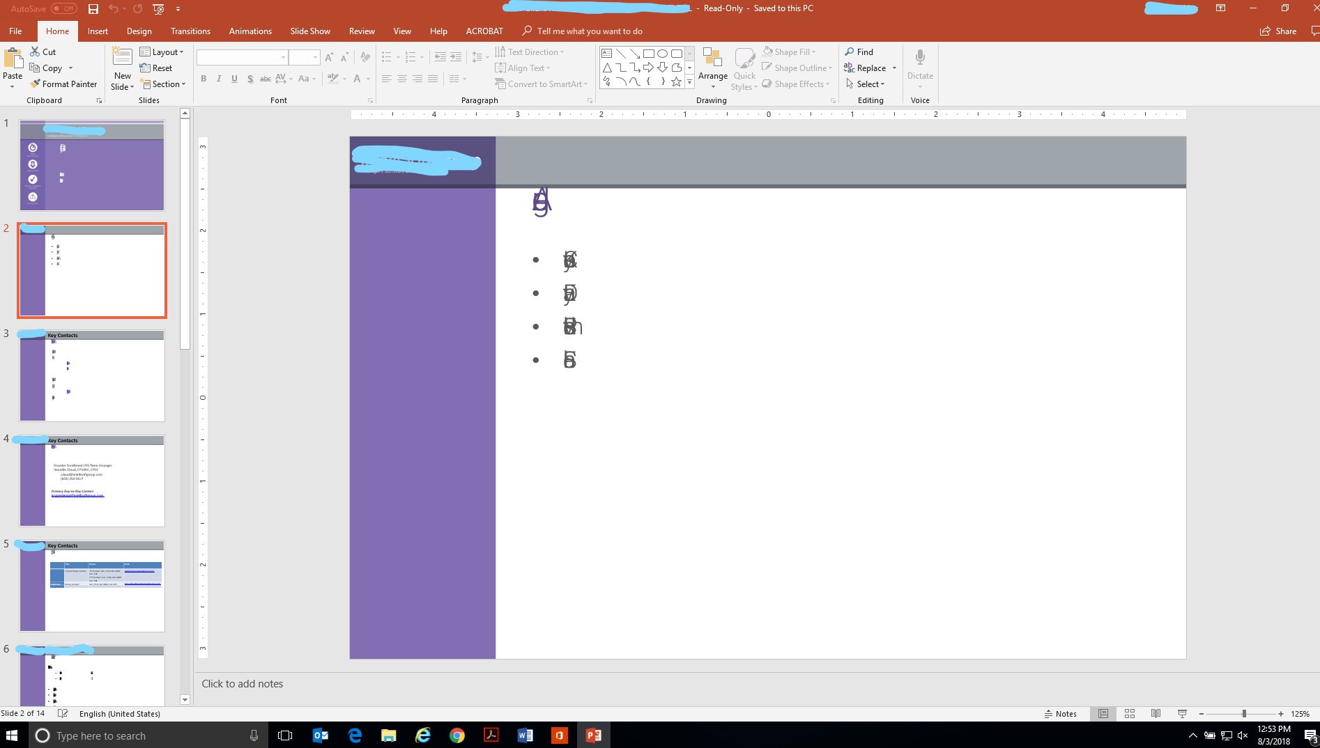 Powerpoint displays "squished together" text - Microsoft Q&A