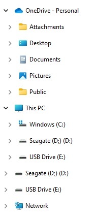 External drives are duplicated in File Explorer on Windows 11 ...
