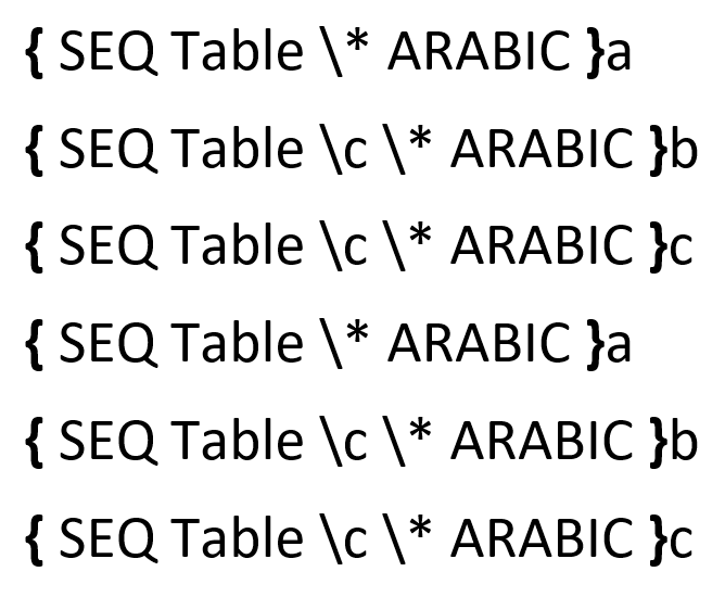 Modify Table Caption number - Microsoft Q&A