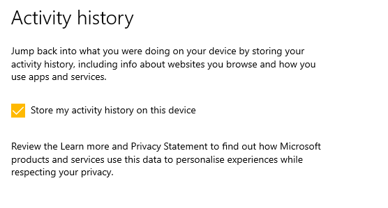 Where can I see the device history and device search history on windows ...