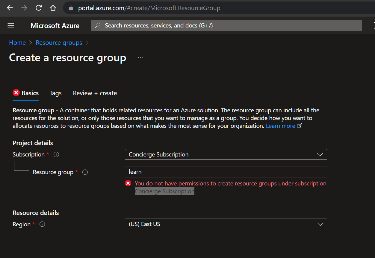 I deleted resource group under concierge subscription - Microsoft Q&A