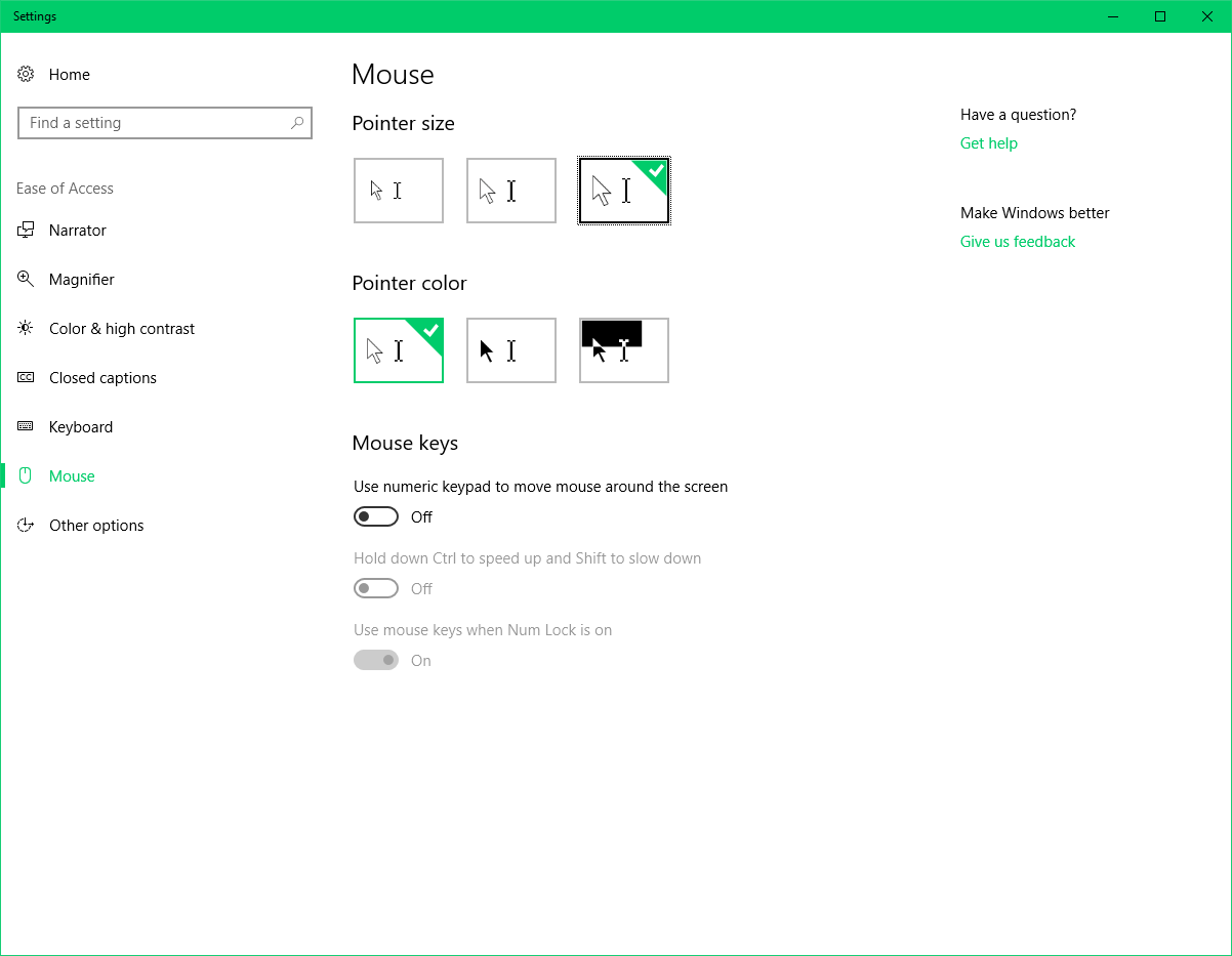 Hide pointer while typing won't turn off - Microsoft Q&A