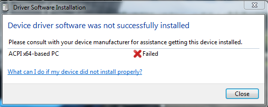 What does this mean "ACPI x64 based PC" driver - Microsoft Q&A