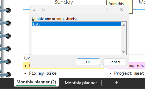 Adding more months to Monthly Personal Calendar Excel - Microsoft Q&A