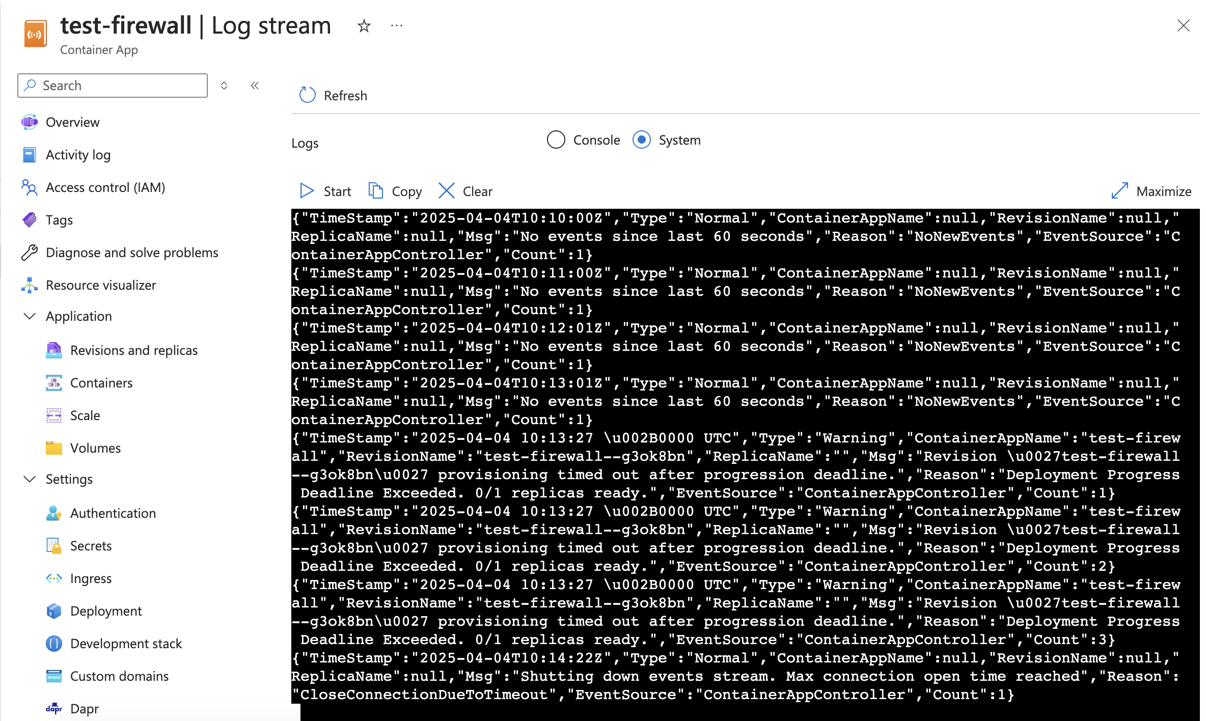 Issue With Container App Container Not Runs Always Show Error Scaledobjectcheckfailed