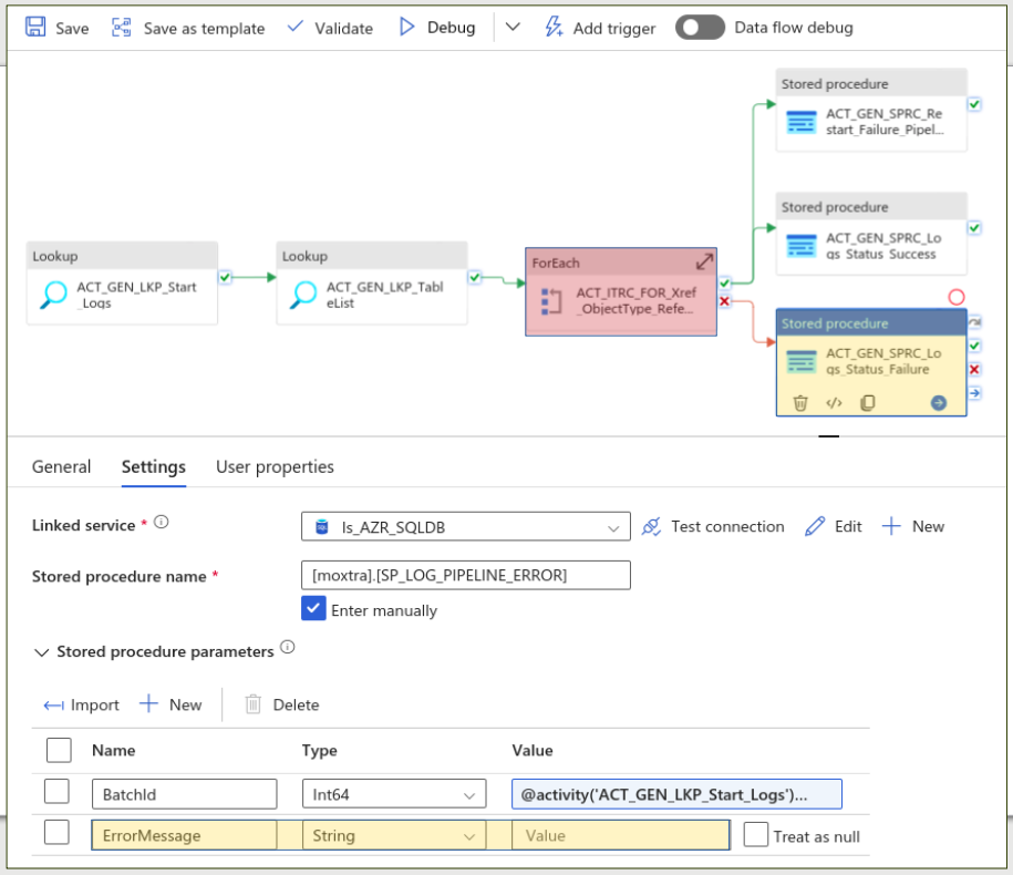 How To Add Stored Procedure Log Tables For Switch Activity Have