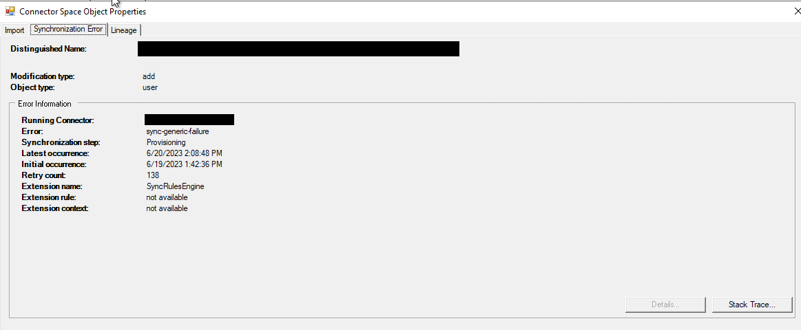 Azure Ad connect stopped working - Microsoft Q&A