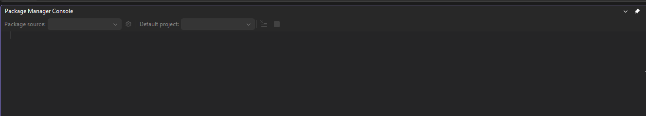 Package Manager Console not working - Microsoft Q&A