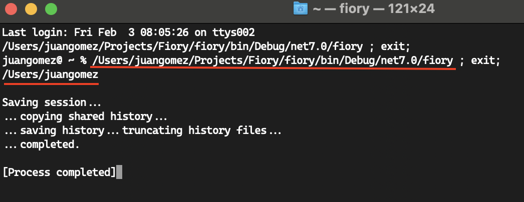 [MacOS] Console Application - Issue recognizing the file Path ...